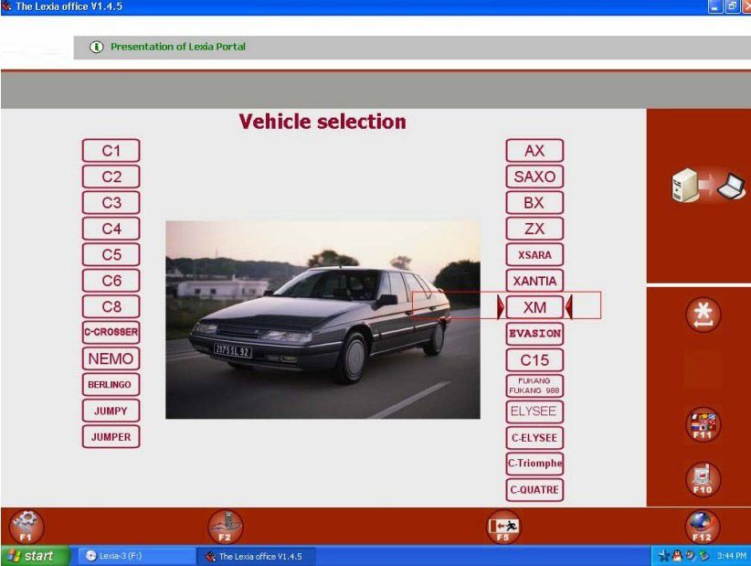 Original Chip Lexia-3 Lexia3 V48 for Citroen/Peugeot with Diagbox V7.8.3