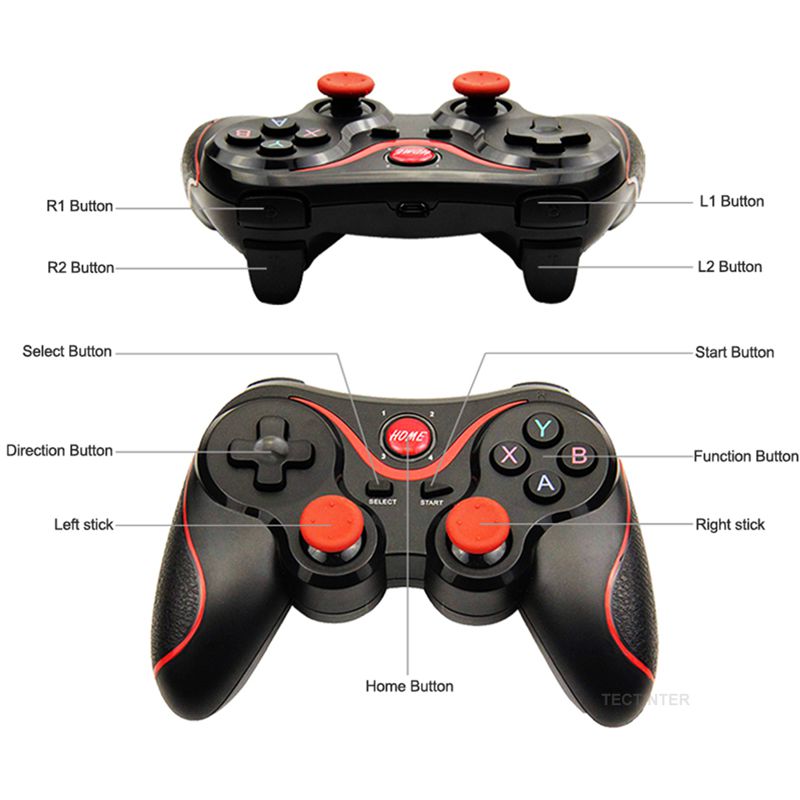 T3 X3 Wireless Joystick Gamepad Pc Game Controller Support Bluetooth Bt30 Joystick 9156